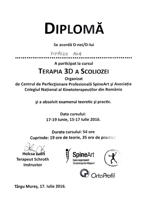 Terapia Schroth :: KINETCARE CENTRO